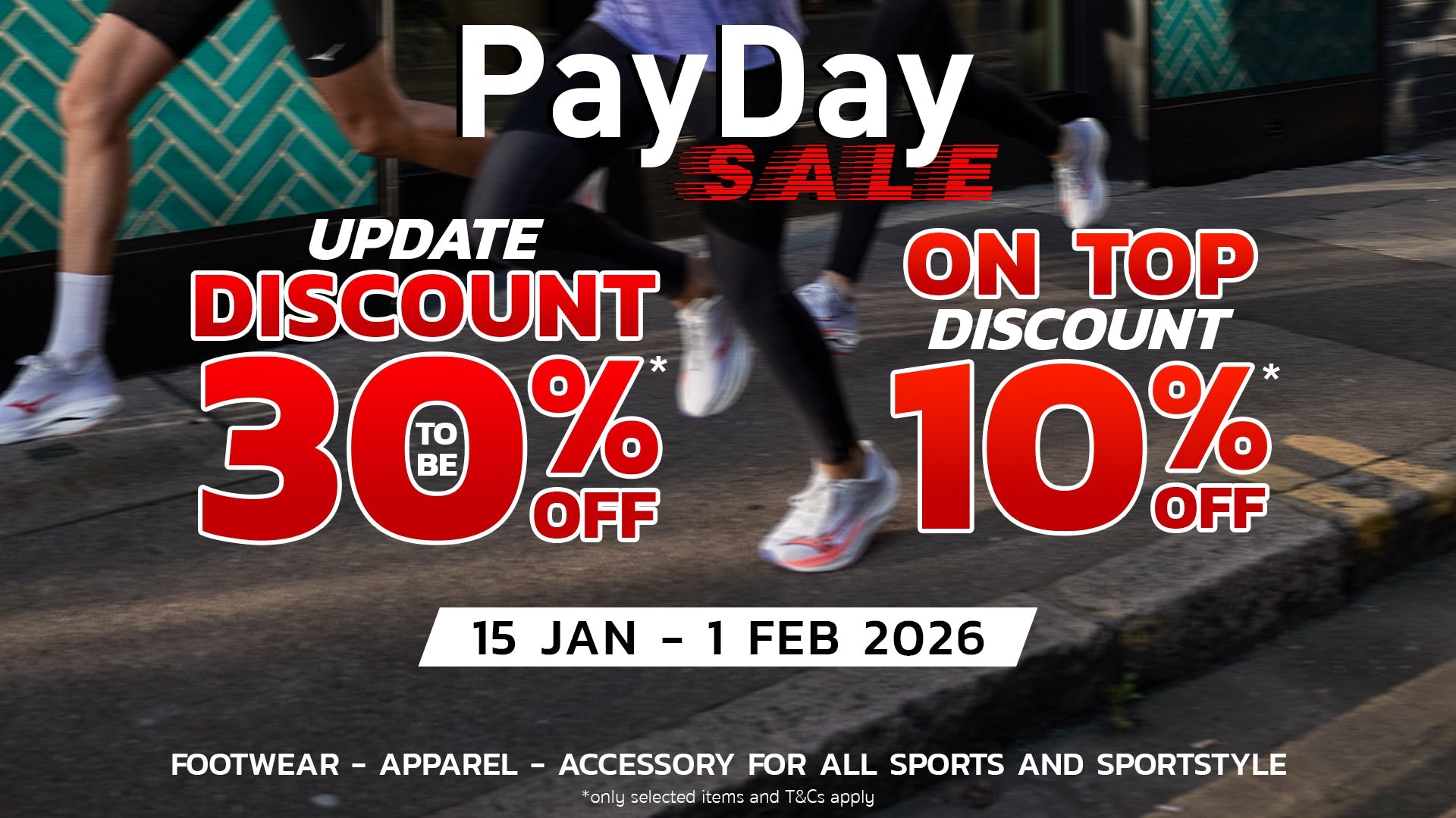 New Year greeting with PayDay Sale – Mizuno Thailand